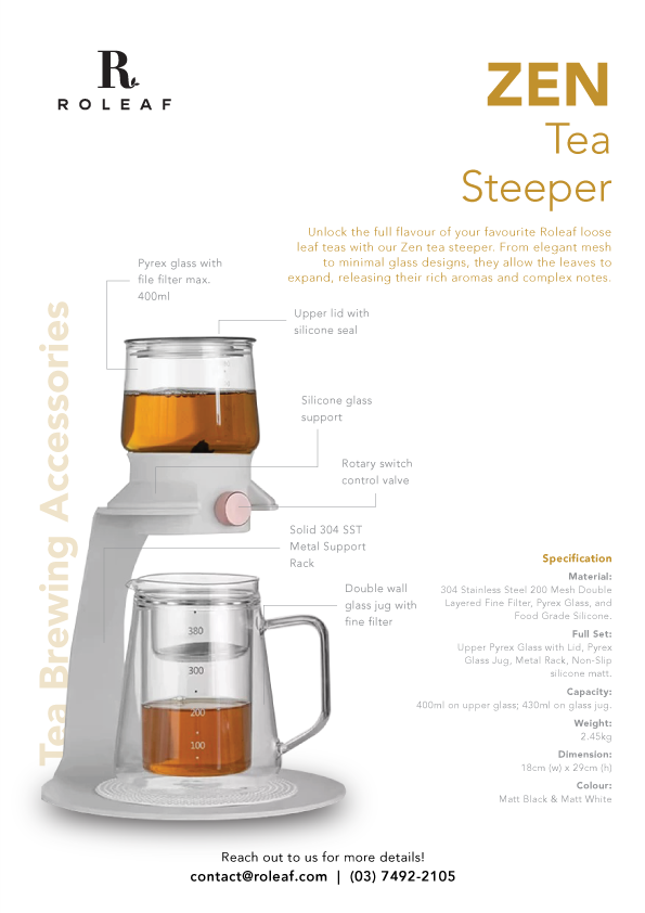 Roleaf Zen Tea Steeper | Seasonal Gift Sets | Roleaf Tea Online